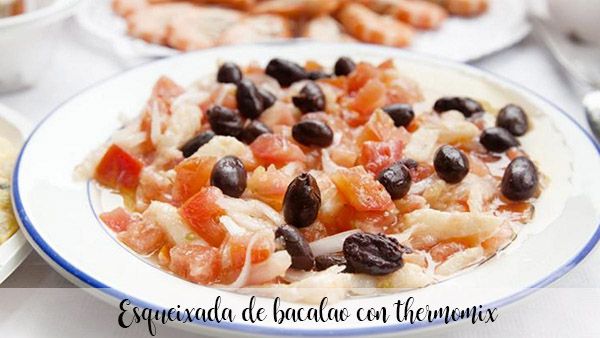 Cod esqueixada with thermomix - Thermomix Recipes