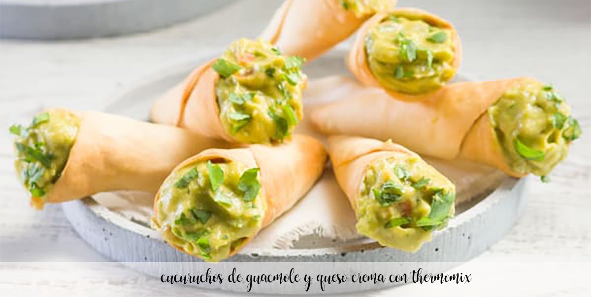 Guacamole cones with Thermomix - Thermomix Recipes
