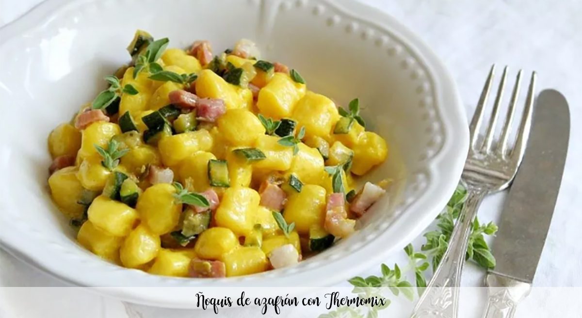 Saffron gnocchi with Thermomix - Thermomix Recipes
