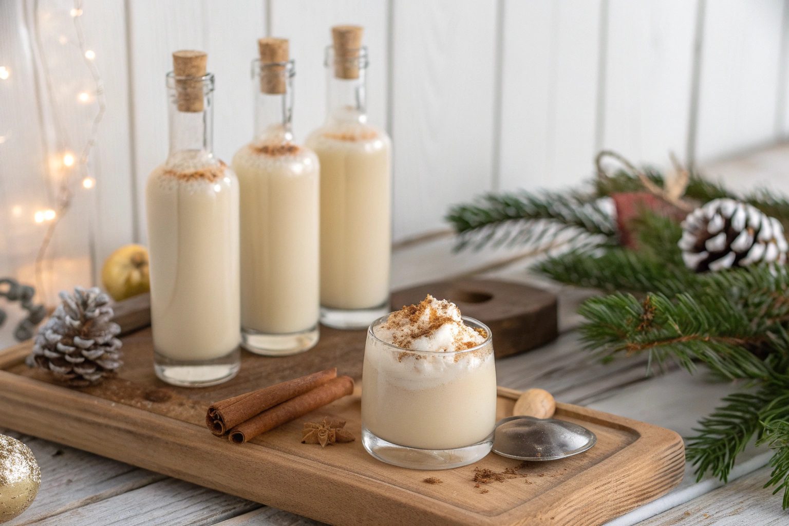 White chocolate Christmas liqueur with Thermomix